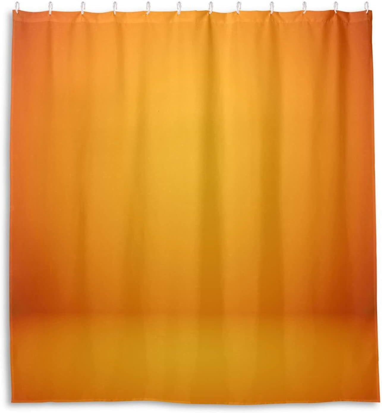 FREEAMG Shower Curtains Orange Curtain, Waterproof Fabric Decor Shower ...