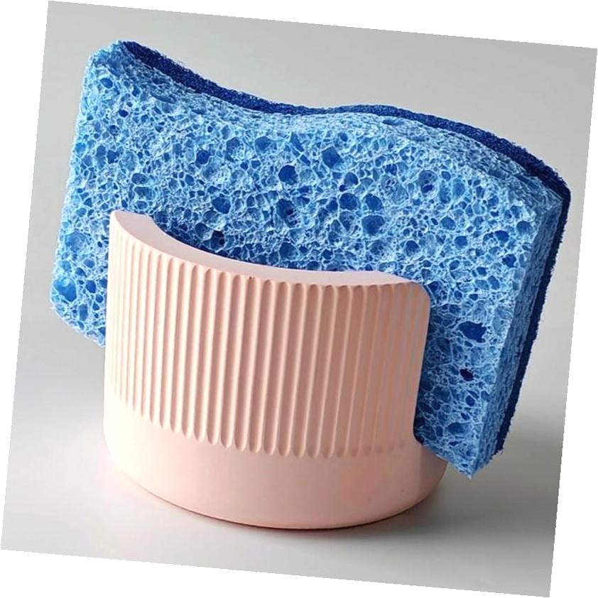 FREEAMG Single Slot Diatomite Sponge Holder for Kitchen Sink, Dish ...