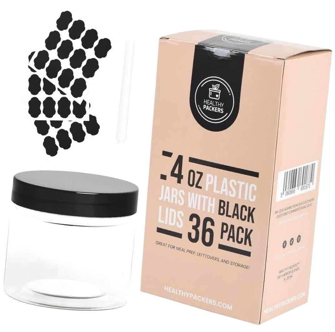 FREEAMG Slime Containers featuring Water-tight Lids (8 oz, 12 Pack ...