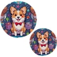 FREEAMG Small Corgi Dog Trivets Pot Holders Set of 2 Decoration ...