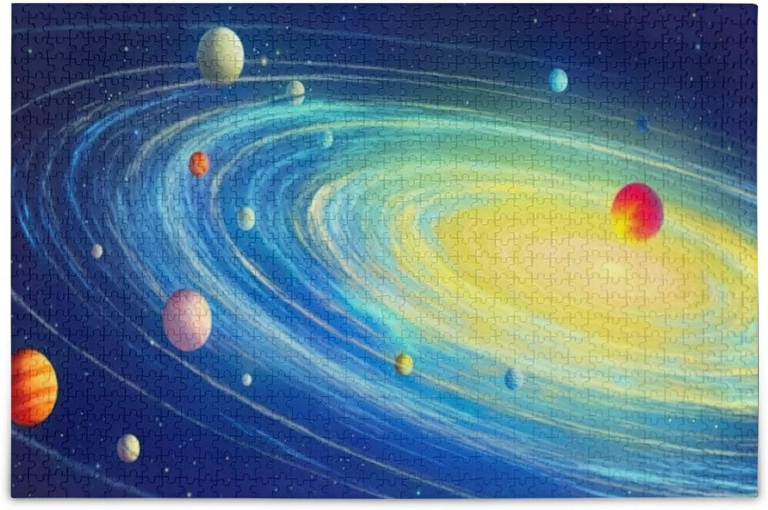 FREEAMG Solar System Painting Jigsaw Puzzles for Adults 1000 Piece ...