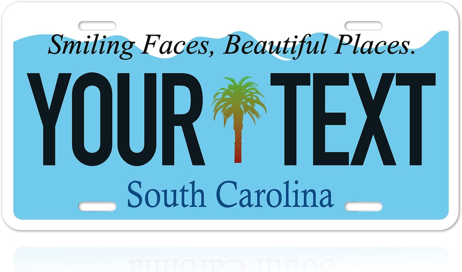 FREEAMG South Carolina Tree License Plate, 50 States Fake License Plate ...