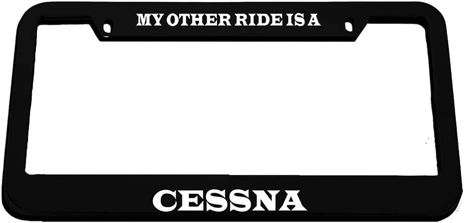 FREEAMG Speedy s My Other Ride is A Cessna Zinc Metal License Plate ...