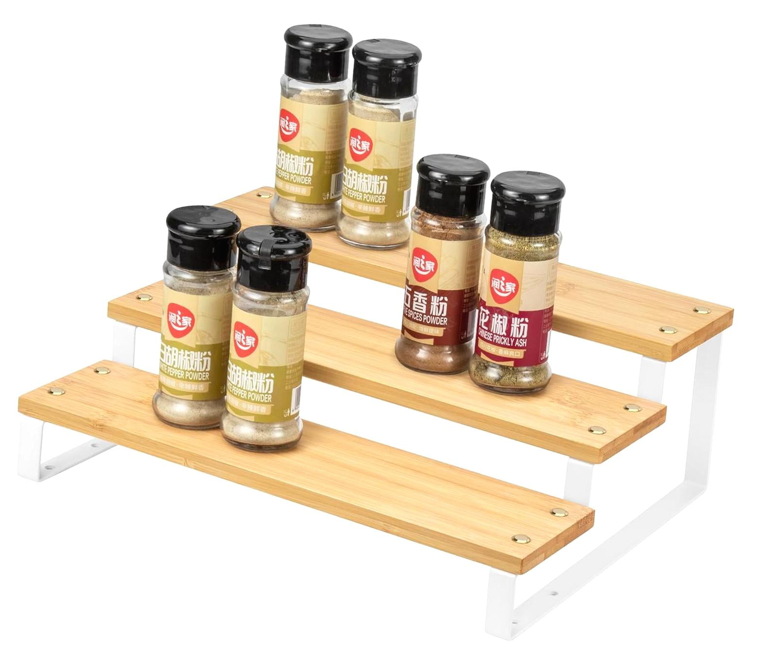 FREEAMG Spice Rack Kitchen Cabinet Organizer - 3 Tier Seasoning ...