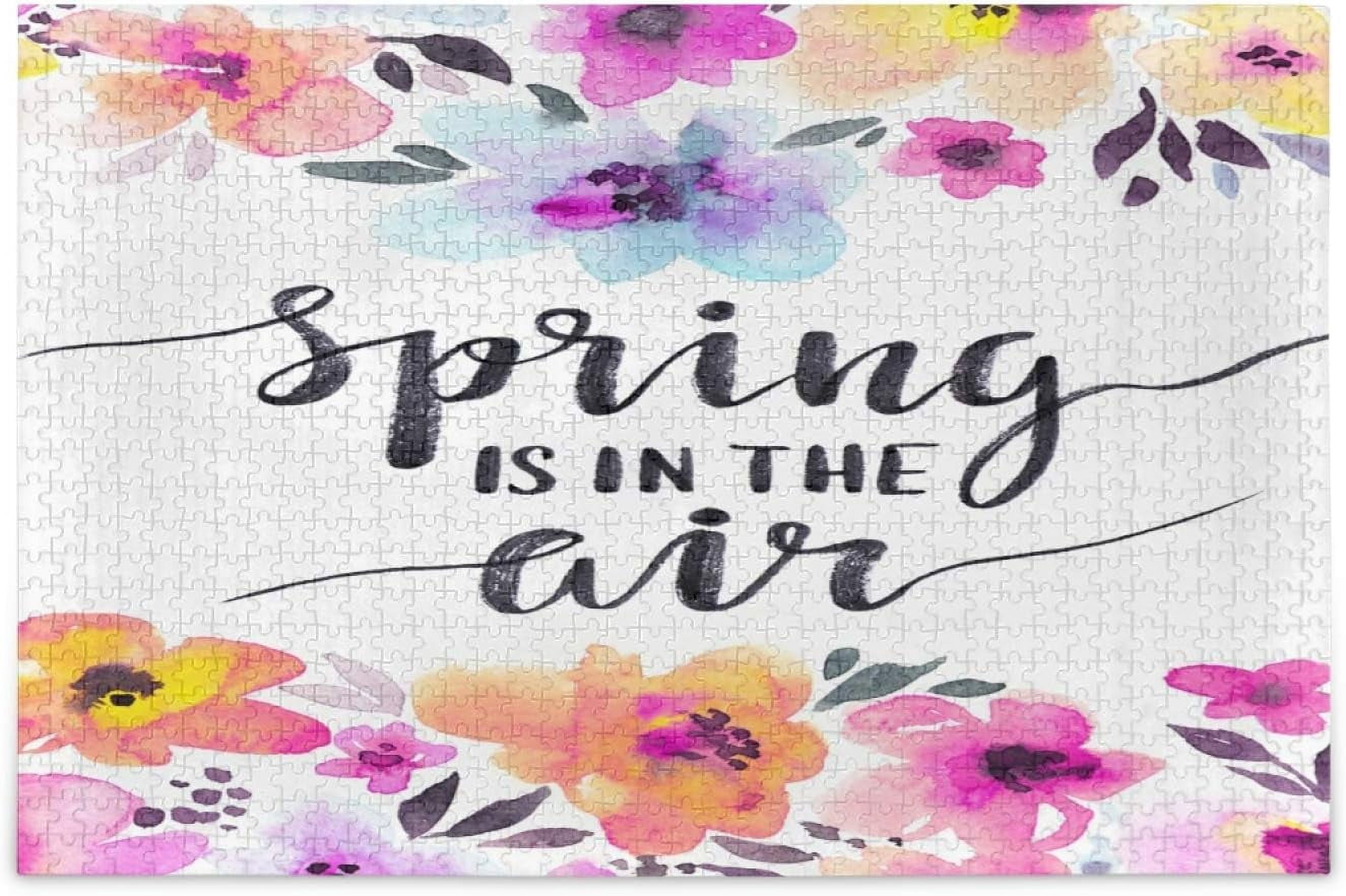 FREEAMG Spring is The Air Puzzle for Adults 1000 Piece Puzzles Game DIY ...