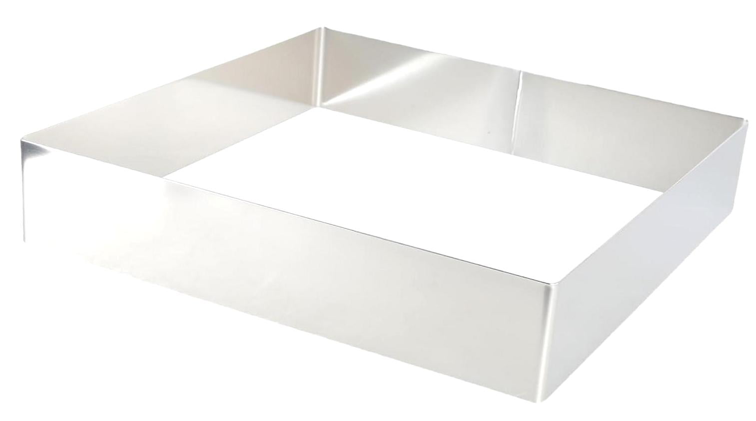 FREEAMG Square Mousse Stainless Steel Cake Molds, Non-Stick Pastry ...