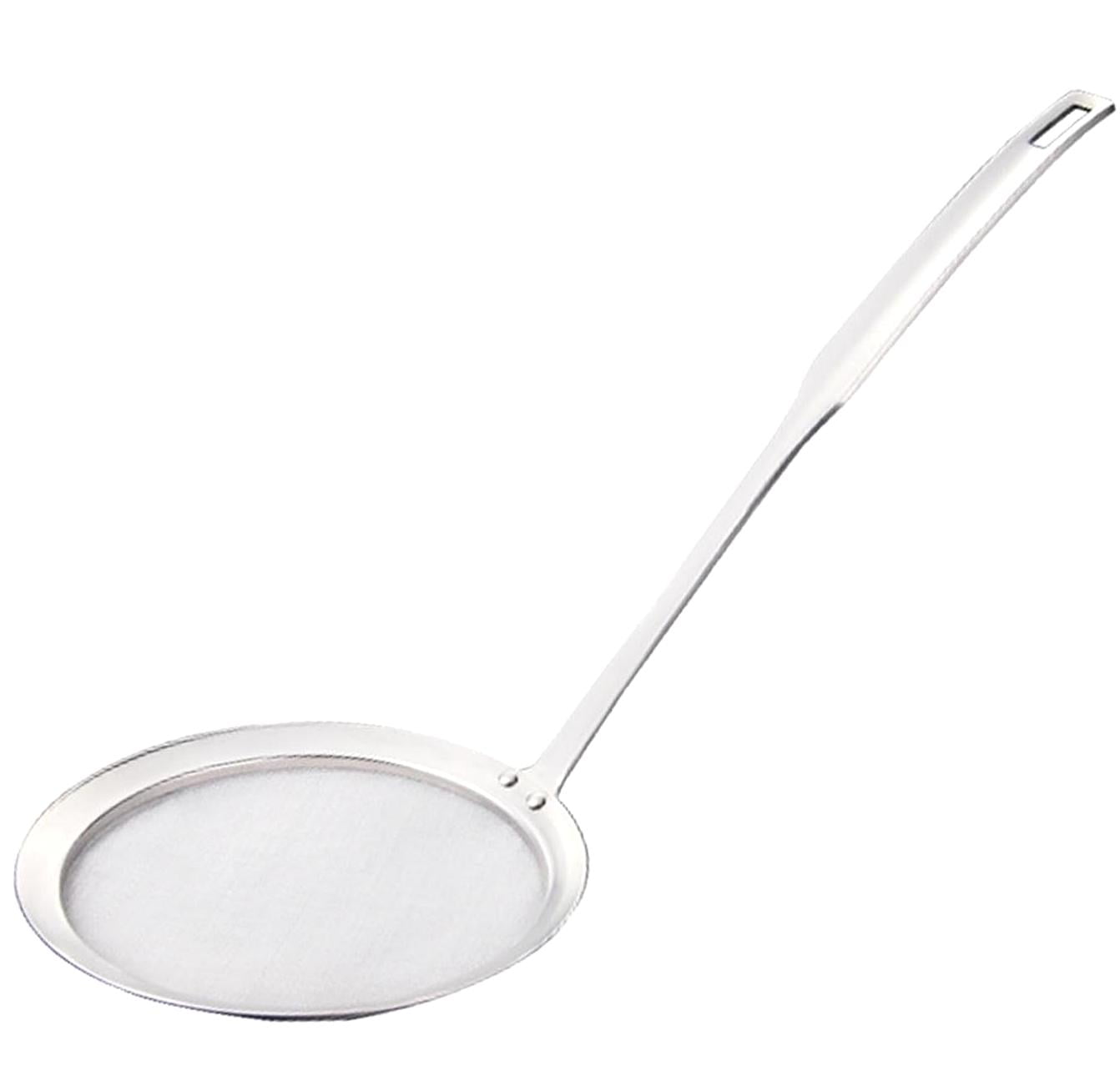 FREEAMG Stainless Steel Fine Mesh Skimmer Spoon, Kitchen Food Strainer ...