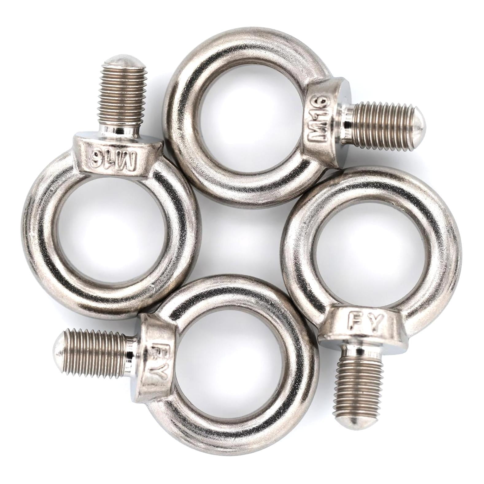 FREEAMG Steel Machinery Shoulder Lifting Eye Bolt (M8, 5 Pieces ...