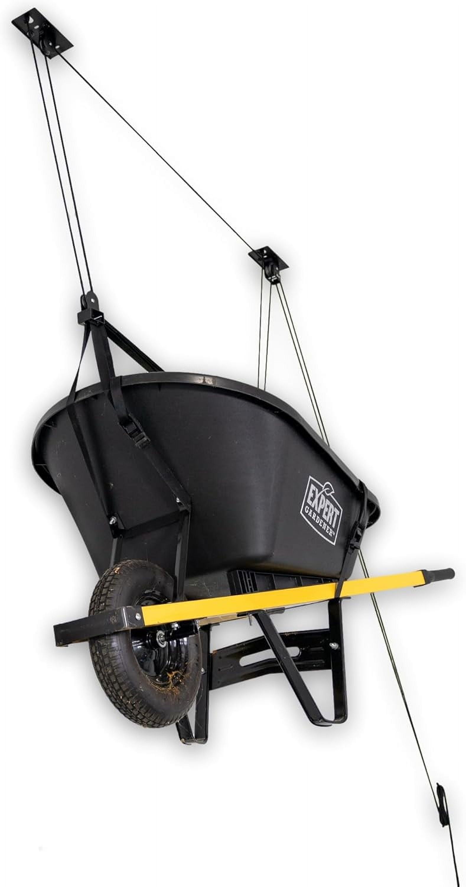 FREEAMG Store Wheelbarrow Ceiling Hoist, Garage Storage Pulley System ...