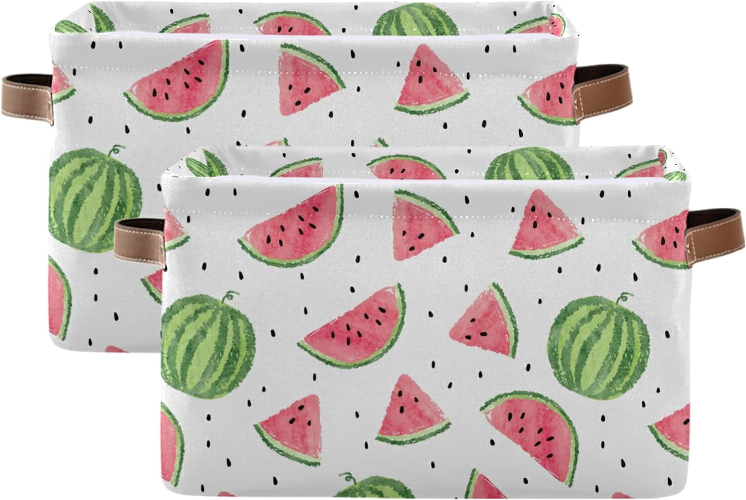 FREEAMG Sweet Watermelon Storage Bin for Toy Storage Basket Dirty ...
