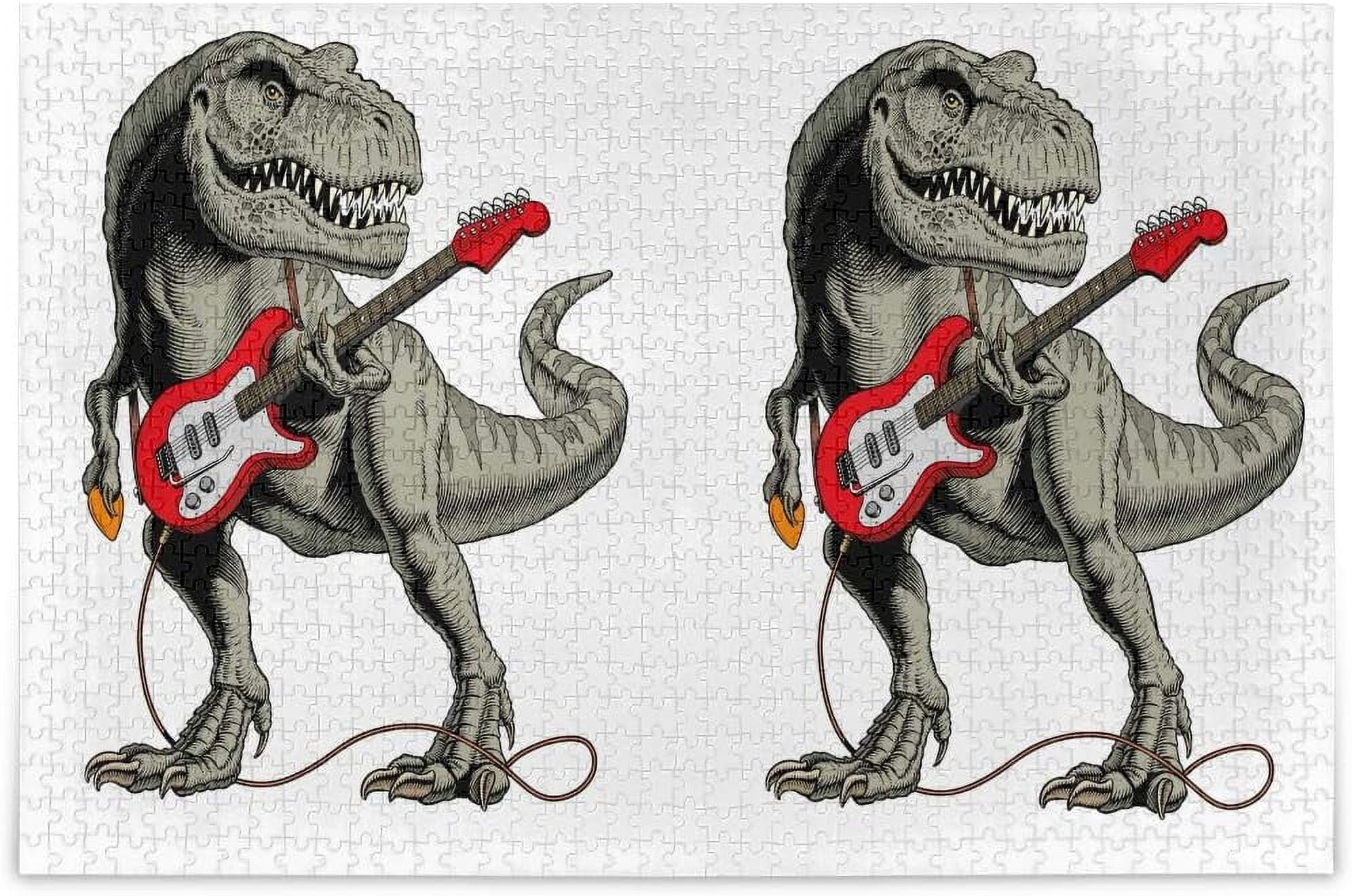 FREEAMG T-Rex Dinosaur Animal Play Electric Guitar Musical Instrument ...