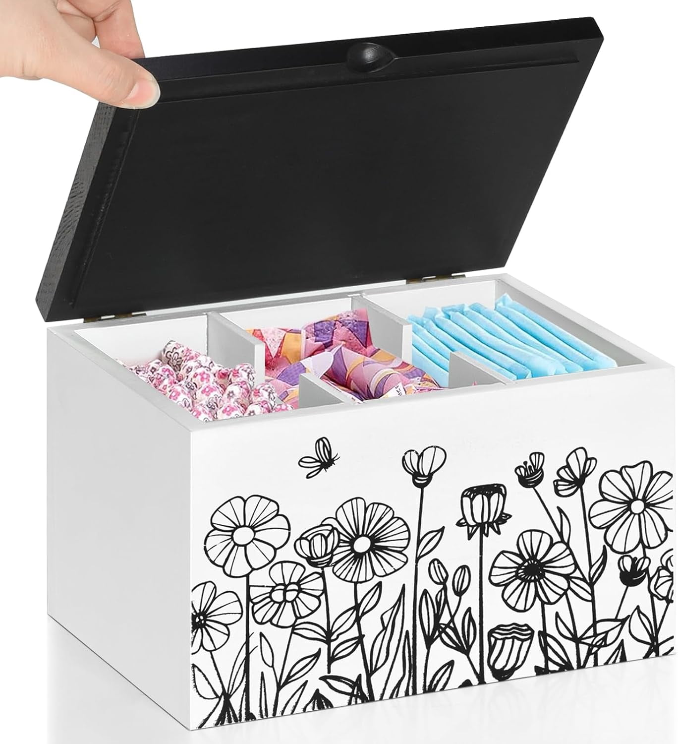 FREEAMG Tampon Holder for Bathroom Decor and Storage,Feminine duct ...