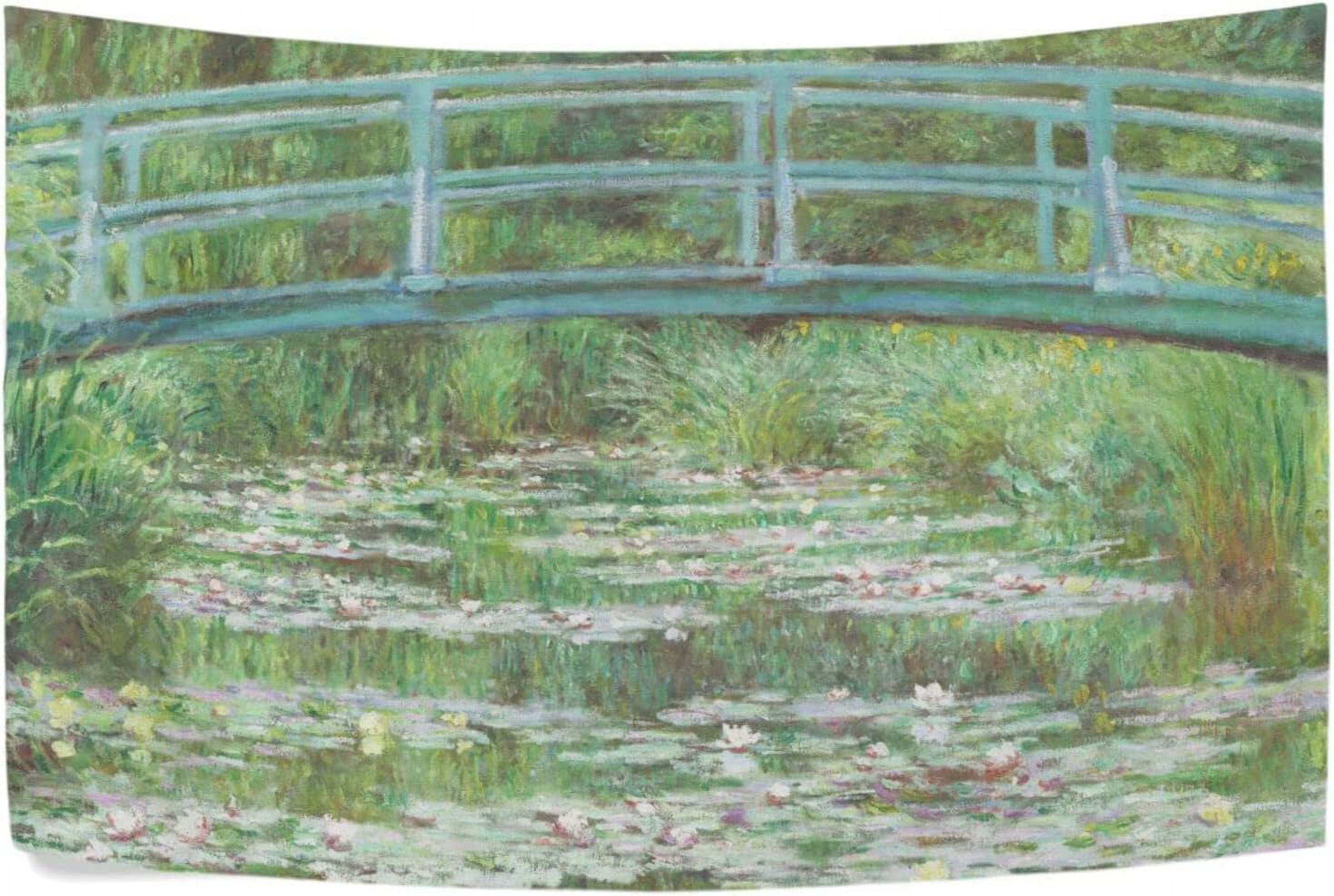 FREEAMG The Japanese Footbridge Claude Monet Tapestries Wall Hanging ...