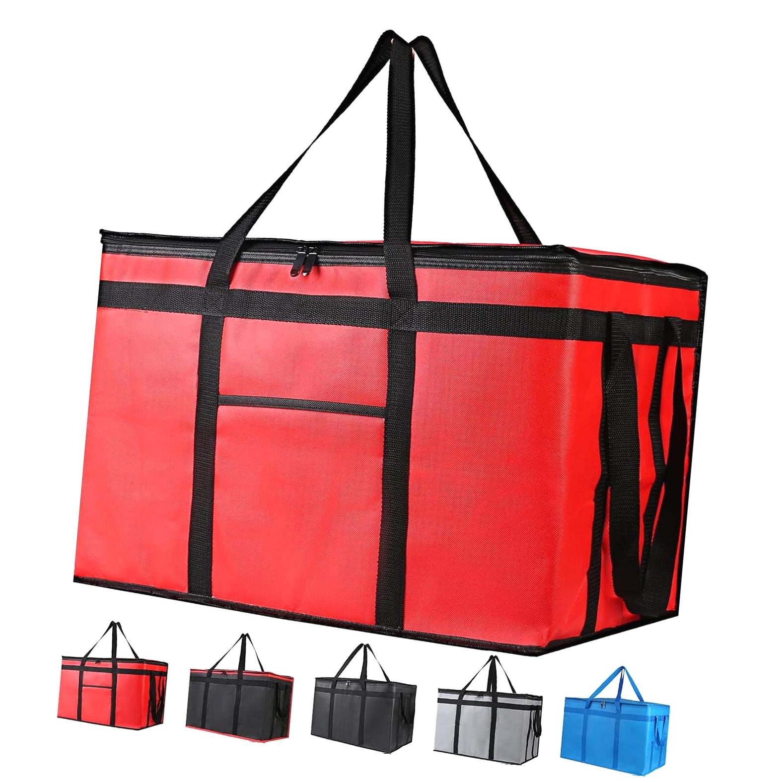 FREEAMG Thermal Food Delivery for Pizza, Grocery Cooler Tote, Party ...