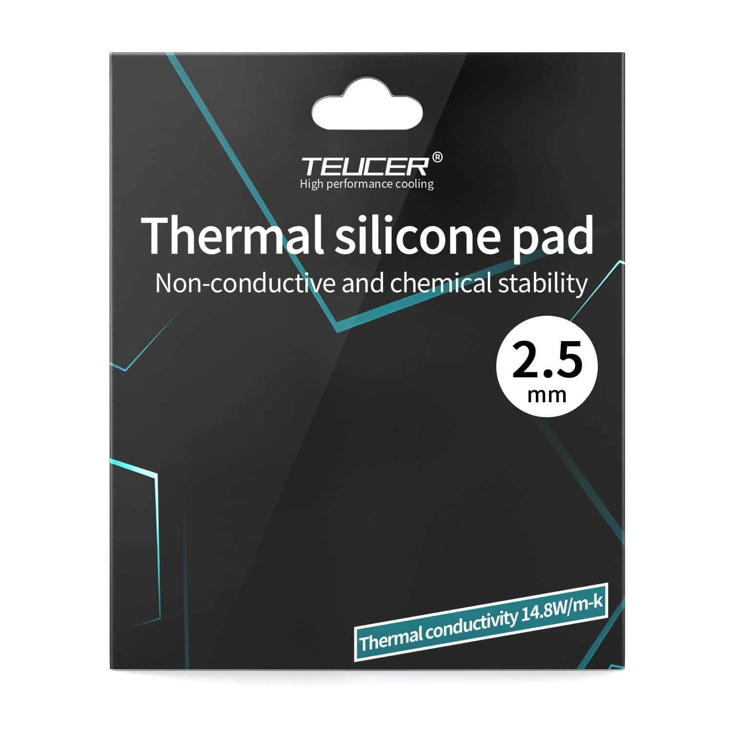 FREEAMG Thermal Pad 14.8 W/mK, 120x120x2.5mm, Non Conductive Heat ...
