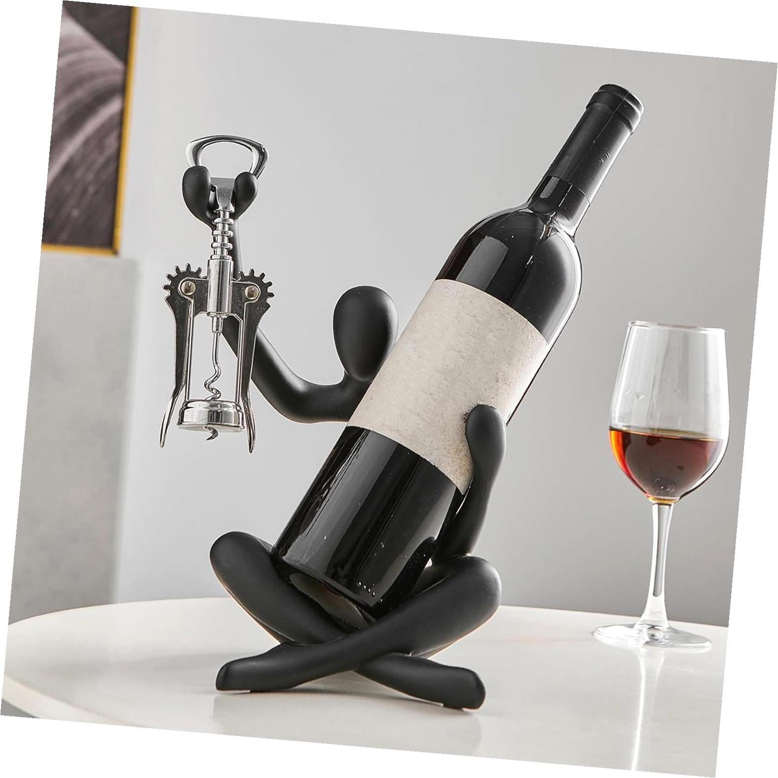 FREEAMG Thinker Statue Stand, Black Modern Stand for Kitchen Table ...