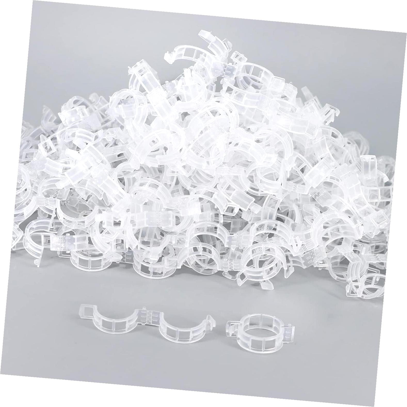 FREEAMG Tomato Clips, 100 Pack Plant Support Clips, Plastic Trellis ...