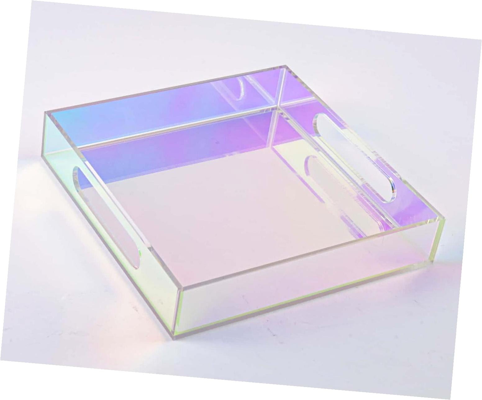 FREEAMG Transparent Acrylic Tray, 9x13 Inches, Leak-Proof, Features ...