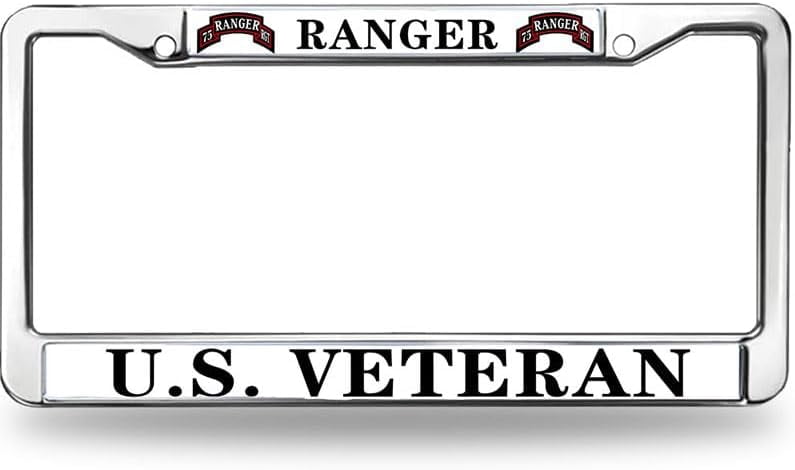 FREEAMG US Army Vet License Plate Frame for Christian People US Army ...