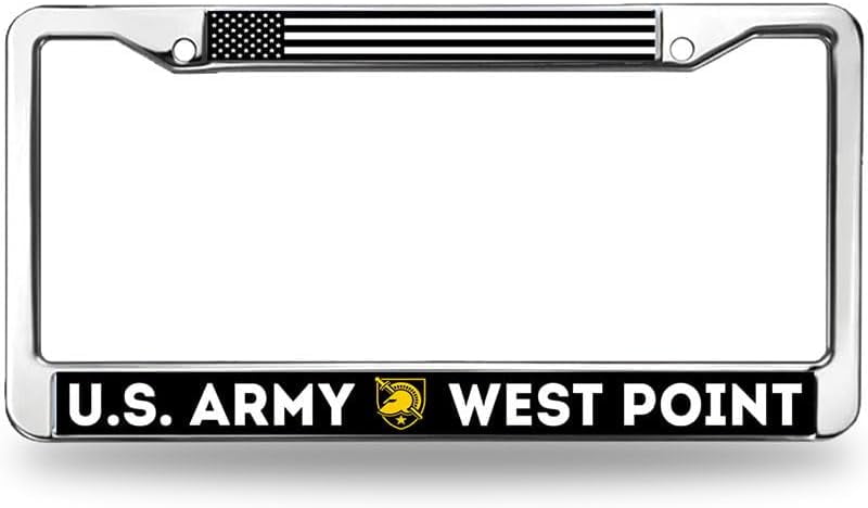 FREEAMG US Army West Point License Plate Frame American USA Flag ...