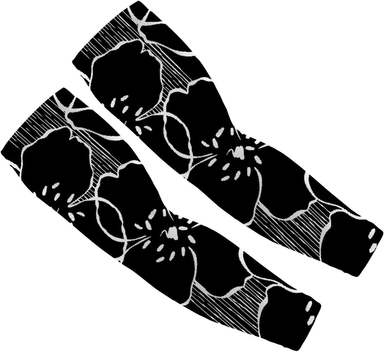 Freeamg Uv Sun Protection Compression Arm Sleeves For Men Women