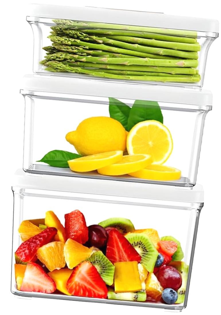 FREEAMG Vacuum Seal Containers Set, Leak-proof Food Storage Containers ...