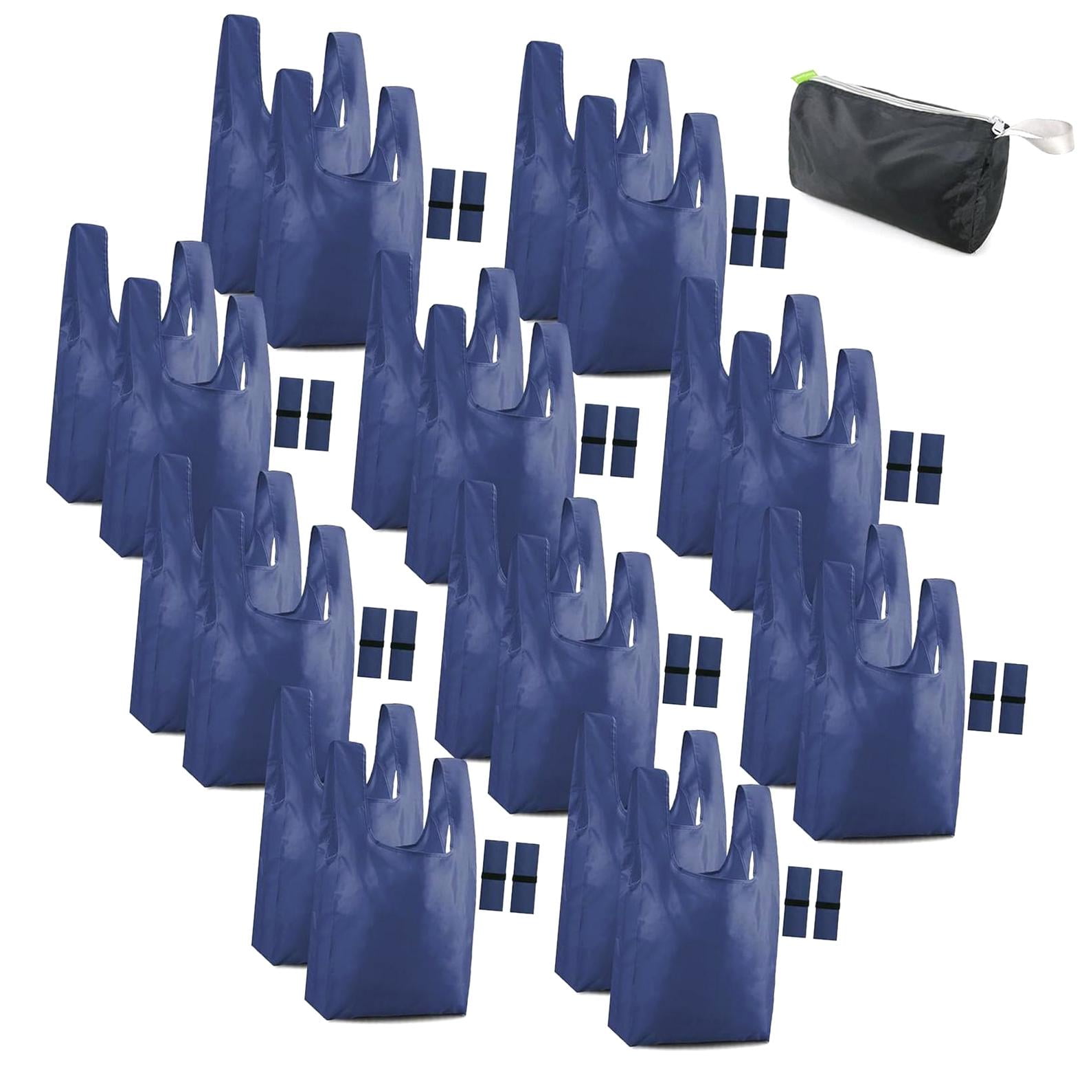 FREEAMG Vibrant Shopping Totes 20 Pack, Shopping Totes Cloth Totes ...