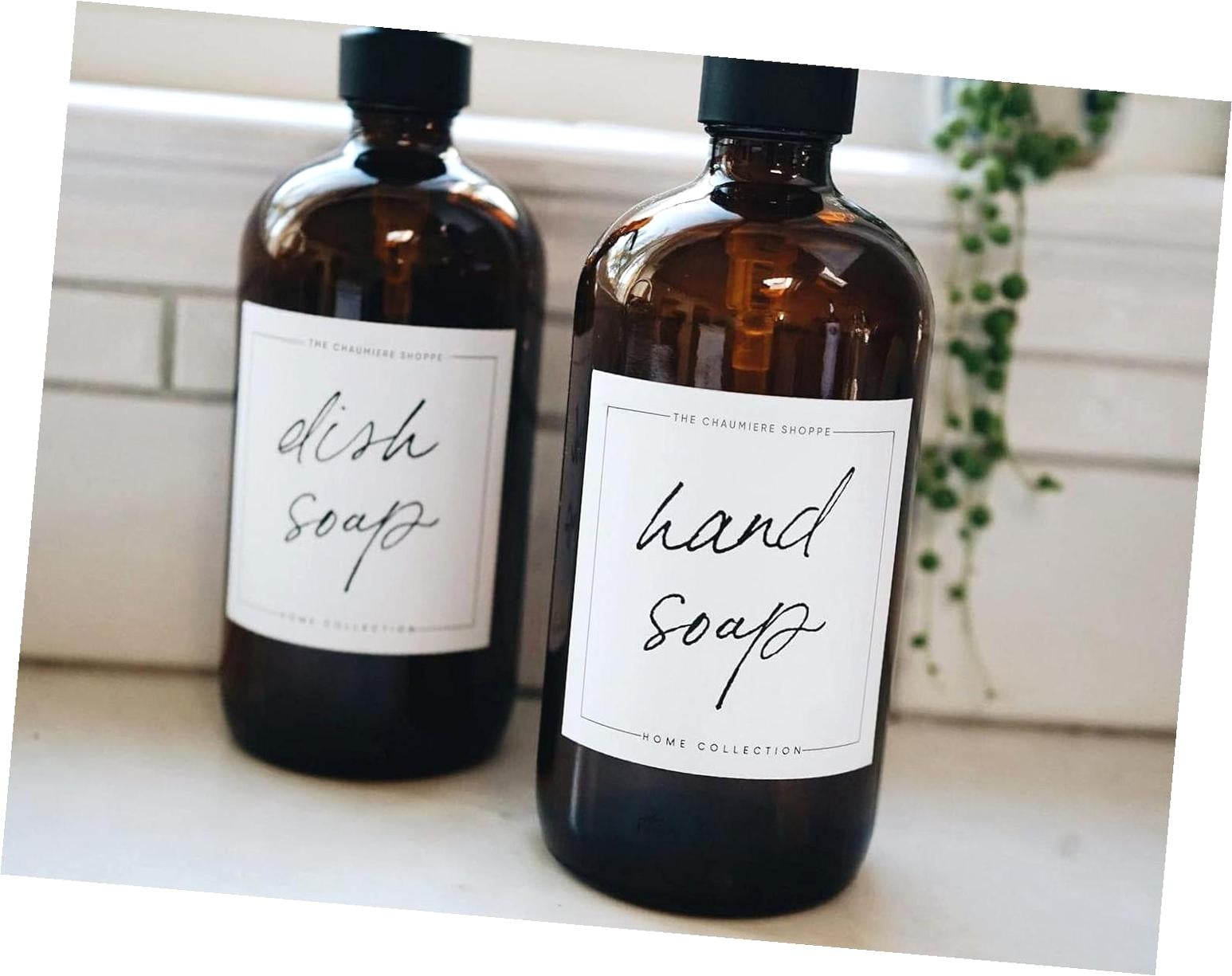 FREEAMG Vintage Farmhouse Soap Labels for Containers, , Hand Soap, Dish ...