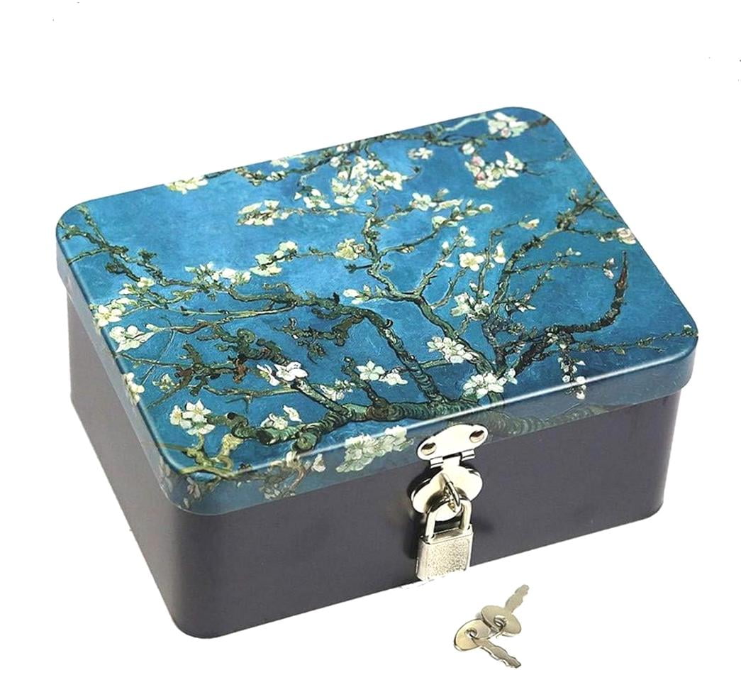 FREEAMG Vintage Rectangular Storage Container with Lock, Suitable for ...