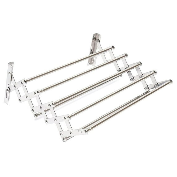 FREEAMG Wall Mounted Retractable Expandable Drying Rack, Accordion ...