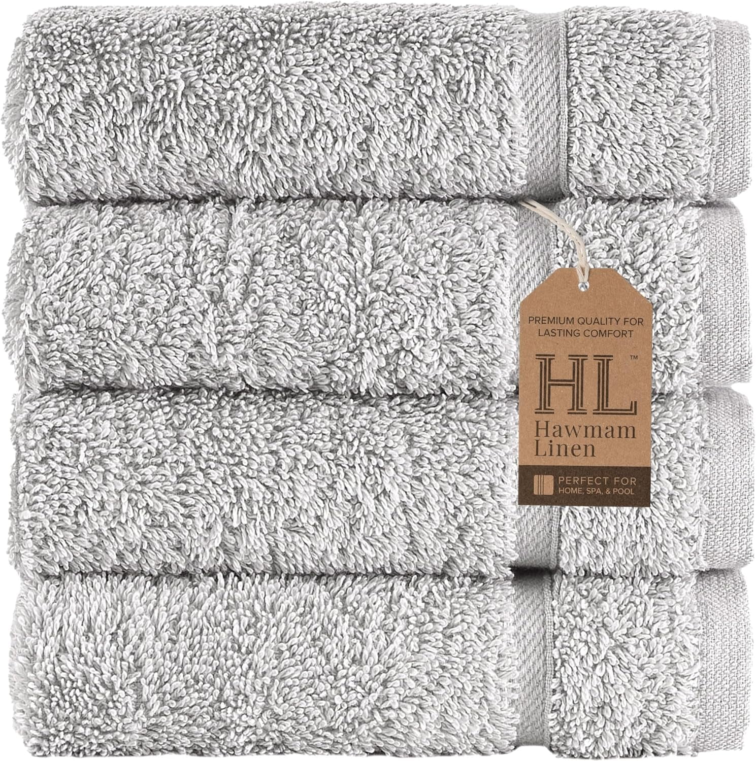 FREEAMG Washcloth Linen Set Premium Original Turkish Cn, Hotel Quality ...