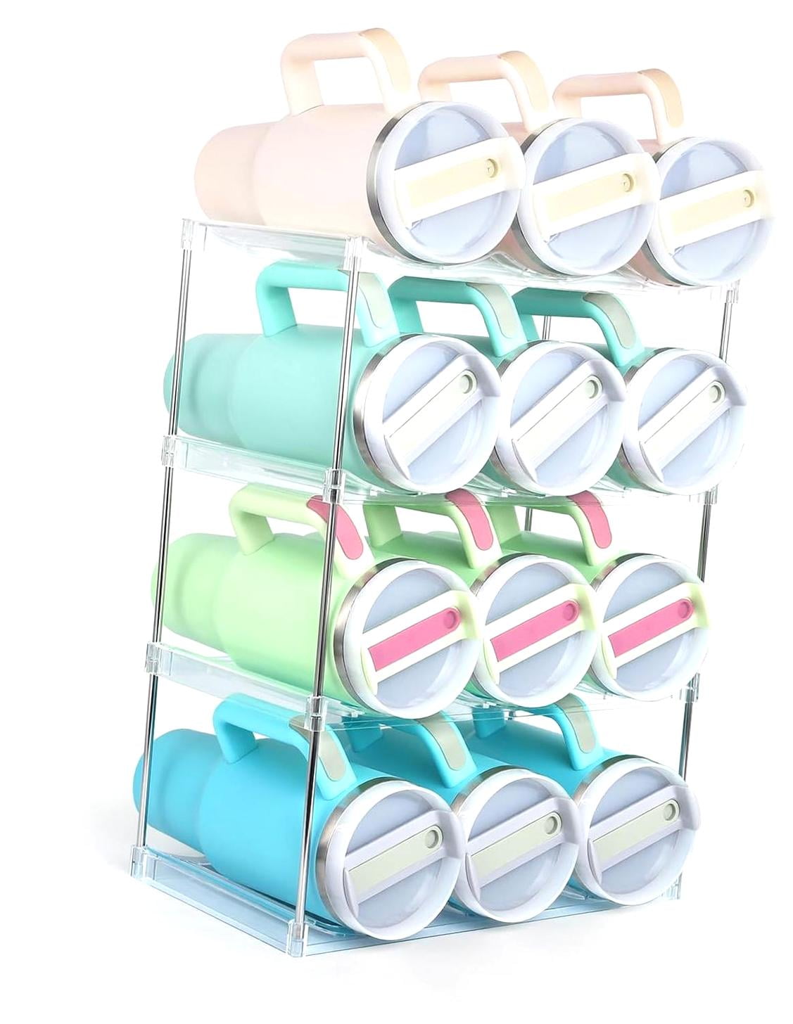 FREEAMG Water Bottle Storage Holder for 40 oz Tumblers, Stackable ...