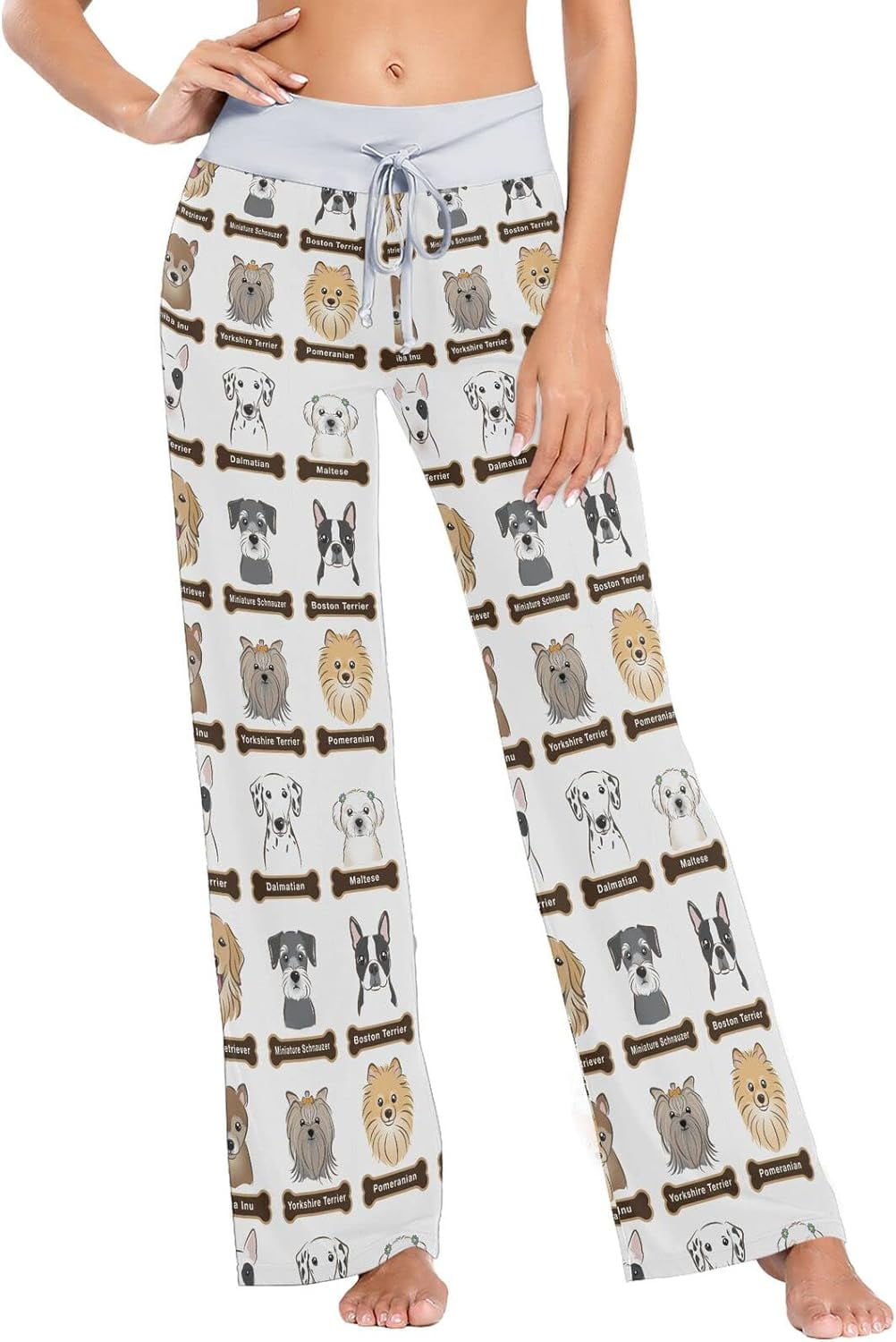 FREEAMG Women Pajama Pants Cute Pjs Sleepwear Pants - Walmart.com
