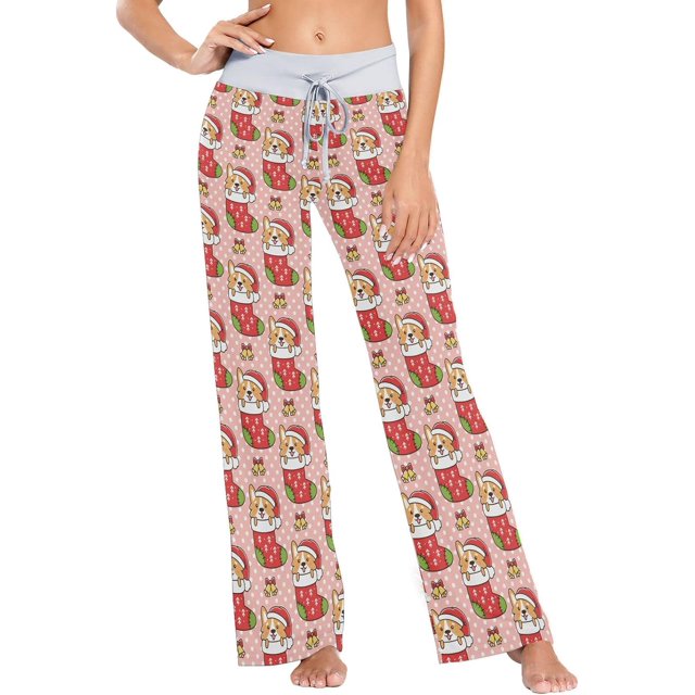 FREEAMG Women Pajama Pants Cute Pjs Sleepwear Pants - Walmart.com