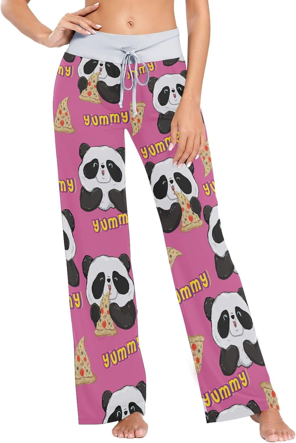 FREEAMG Women Pajama Pants Lounge Pants Long Stretch Comfy Sleepwear ...