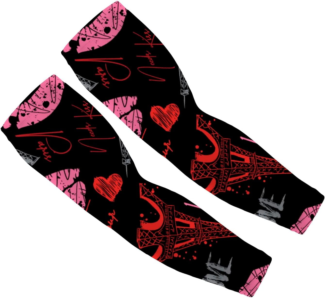 FREEAMG Women UV Sun Protection Arm Sleeves Cooling Sleeves Arm Cover ...