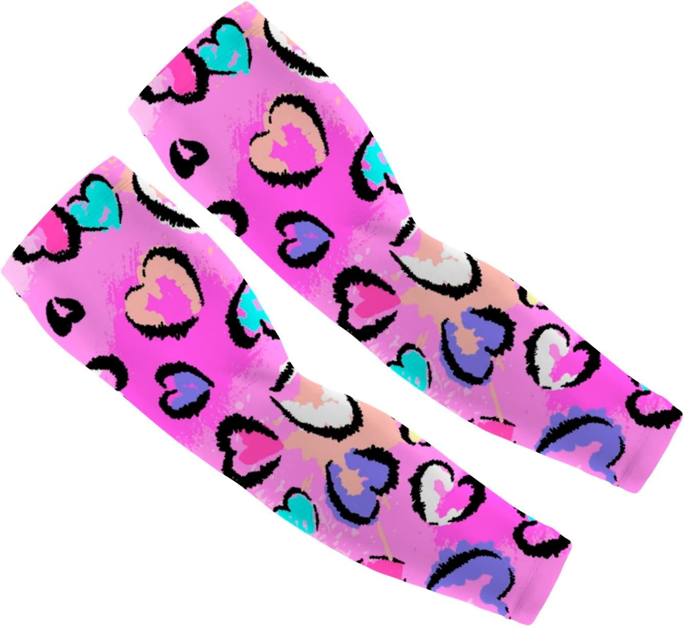 FREEAMG Women UV Sun Protection Arm Sleeves Cooling Sleeves Arm Cover ...