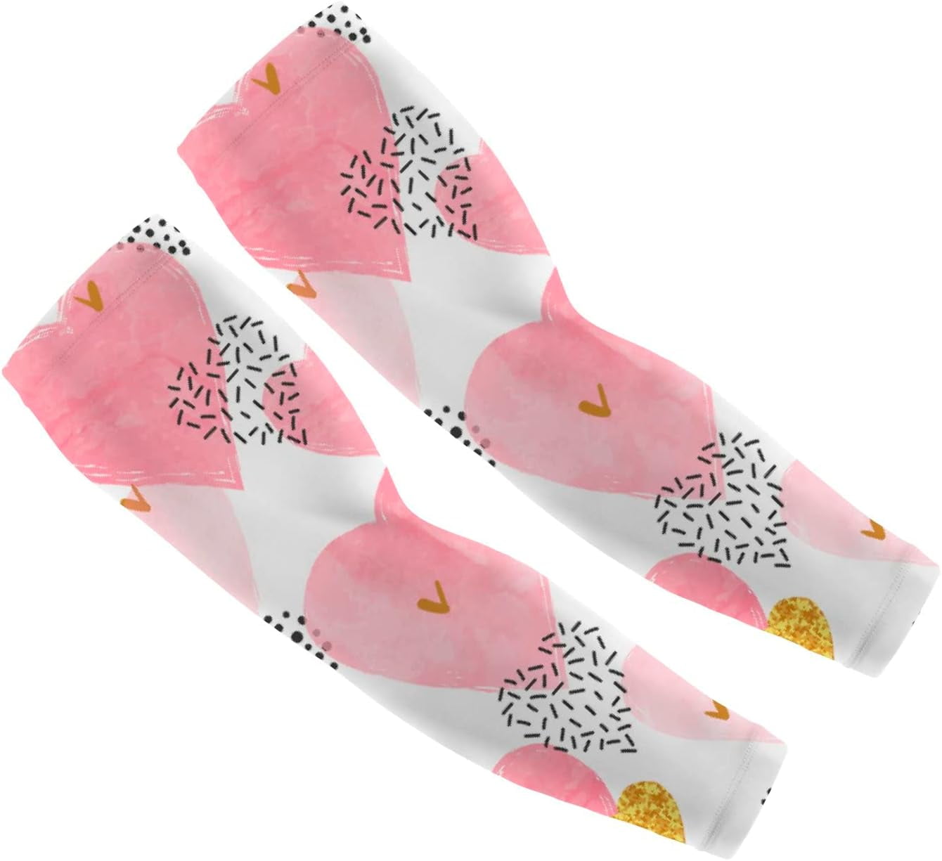 FREEAMG Women UV Sun Protection Arm Sleeves Cooling Sleeves Arm Cover ...