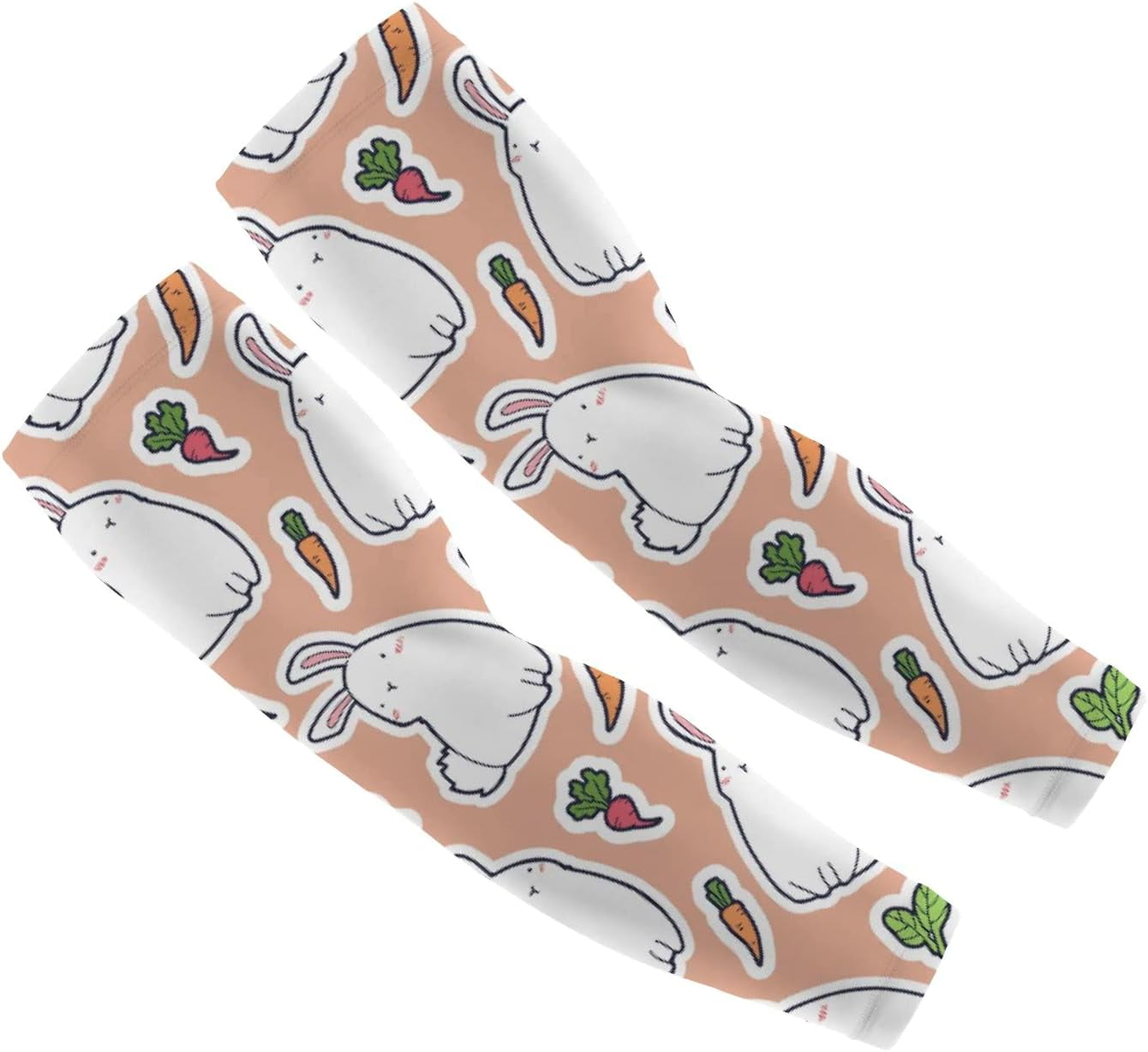 FREEAMG Women UV Sun Protection Arm Sleeves Cooling Sleeves Arm Cover ...