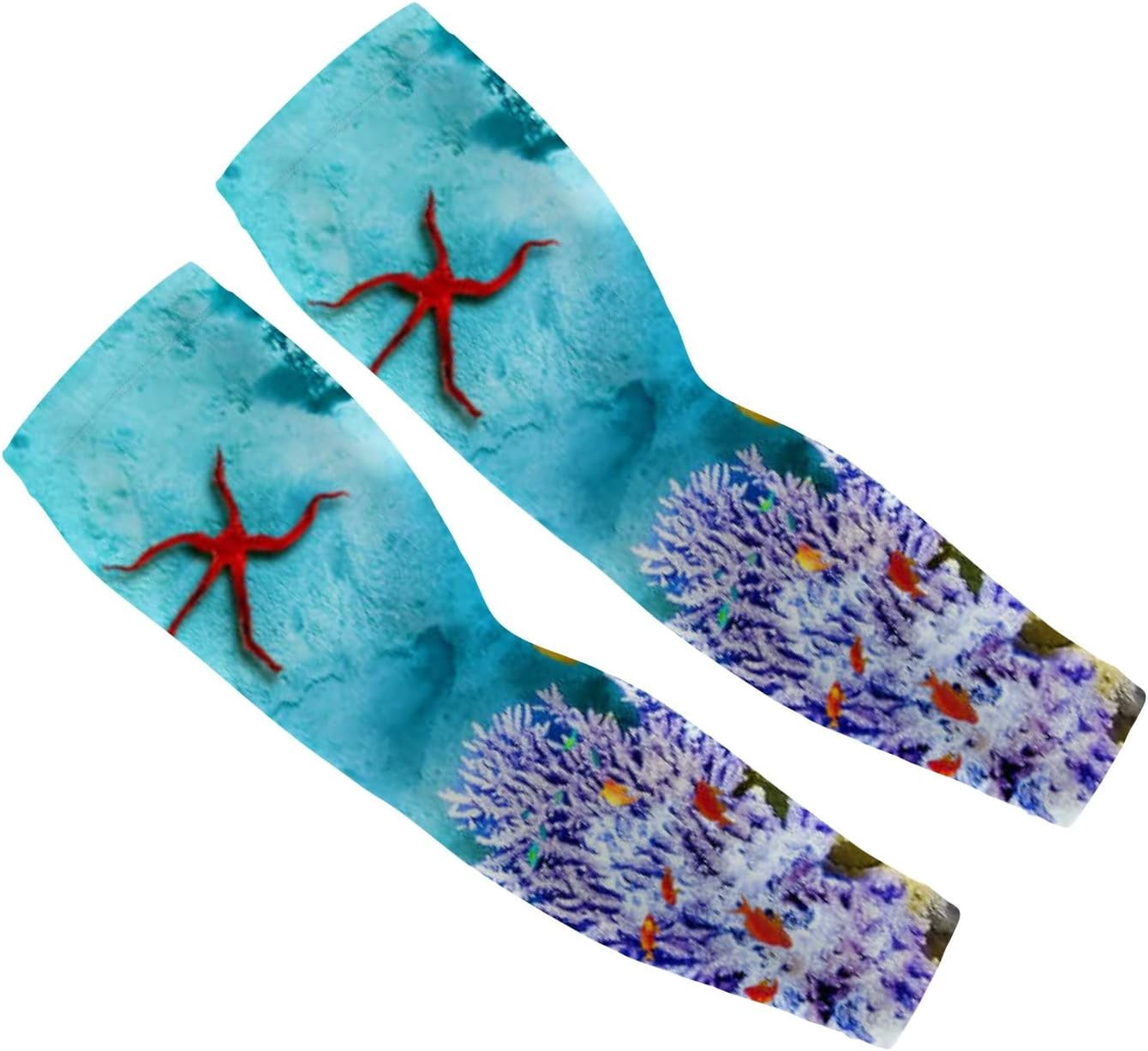 FREEAMG Women UV Sun Protection Arm Sleeves, Cooling Sleeves Beautiful ...