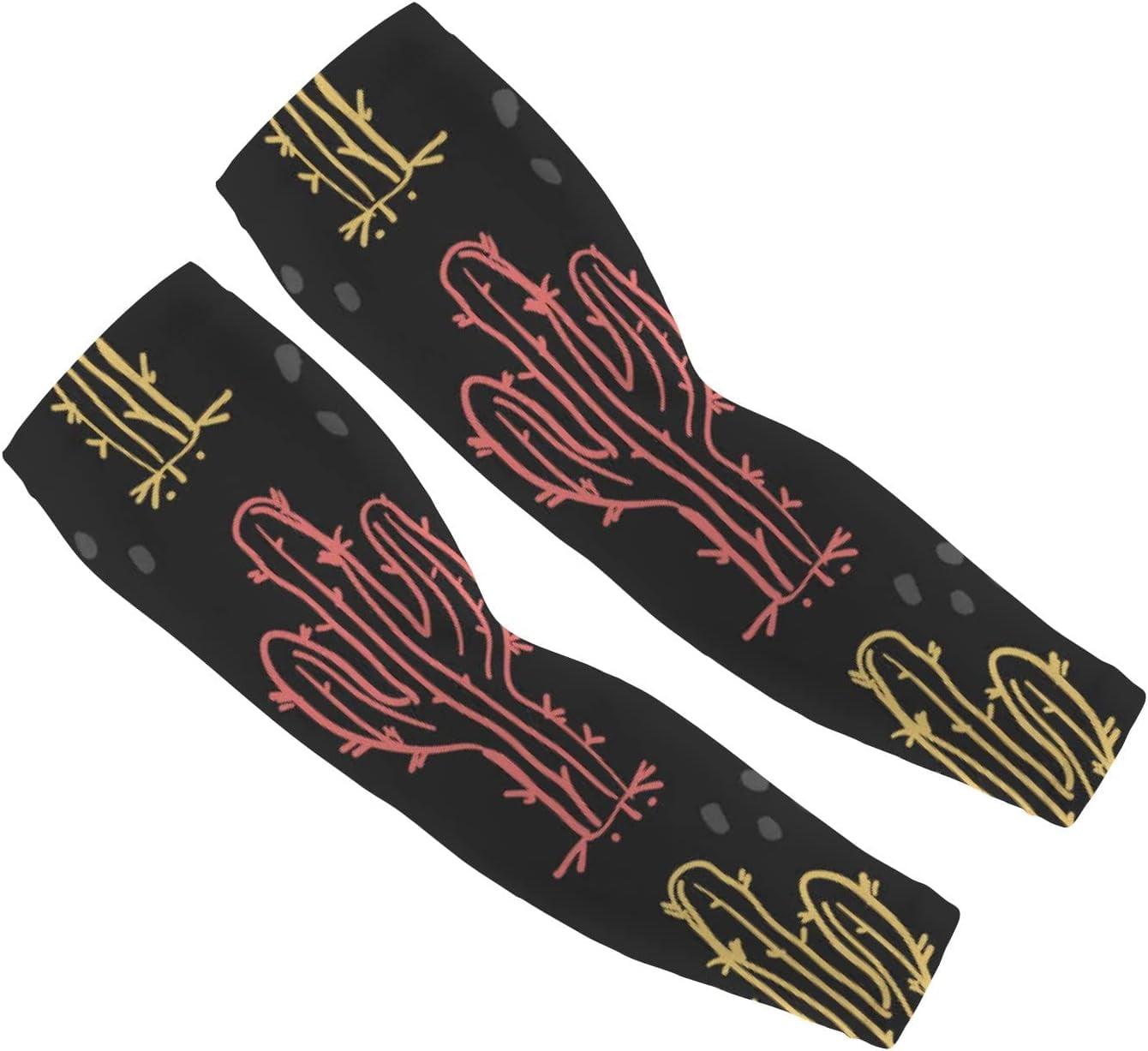 FREEAMG Women UV Sun Protection Arm Sleeves, Cooling Sleeves Cute ...