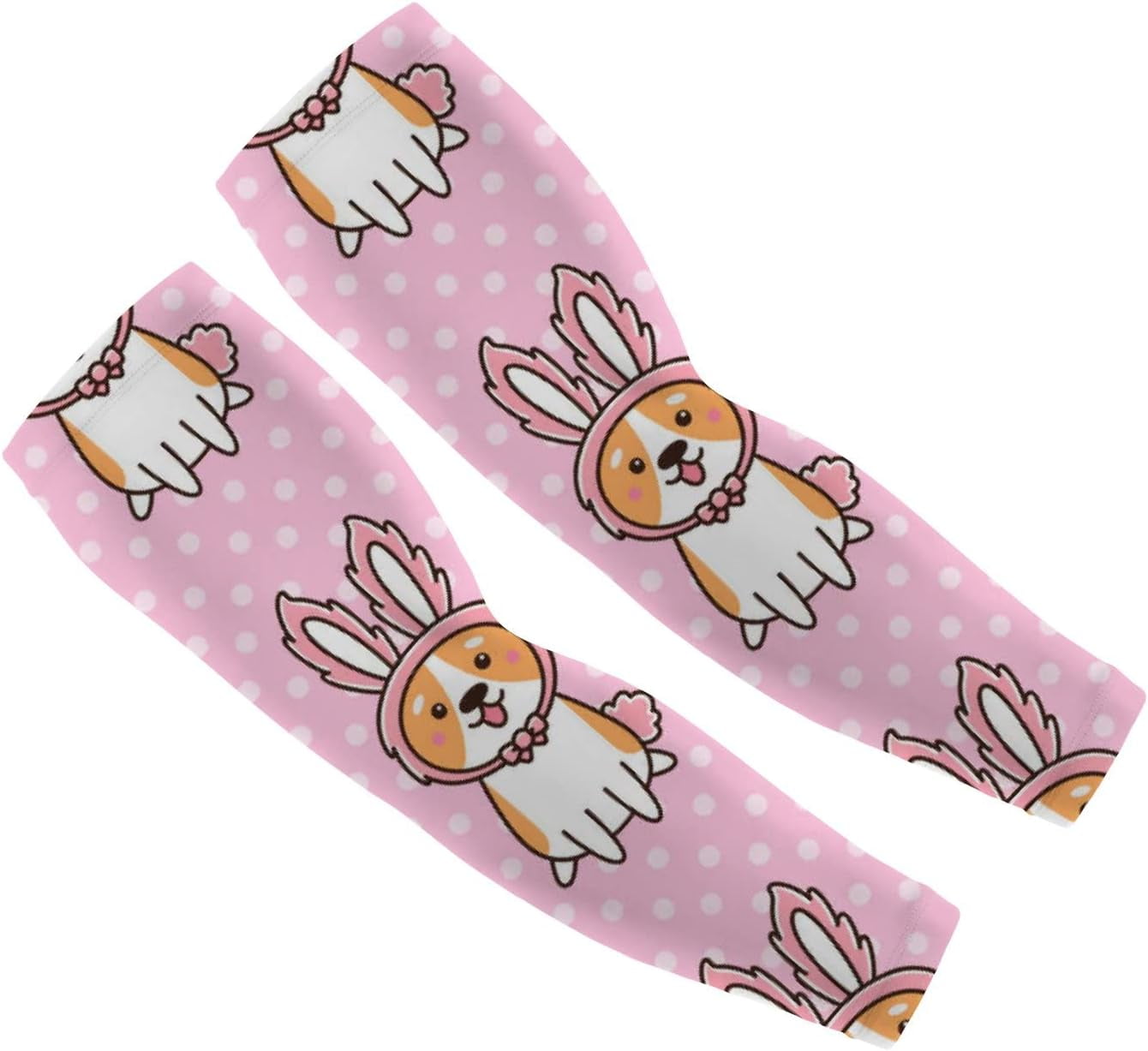 FREEAMG Women UV Sun Protection Arm Sleeves, Cooling Sleeves Cute ...