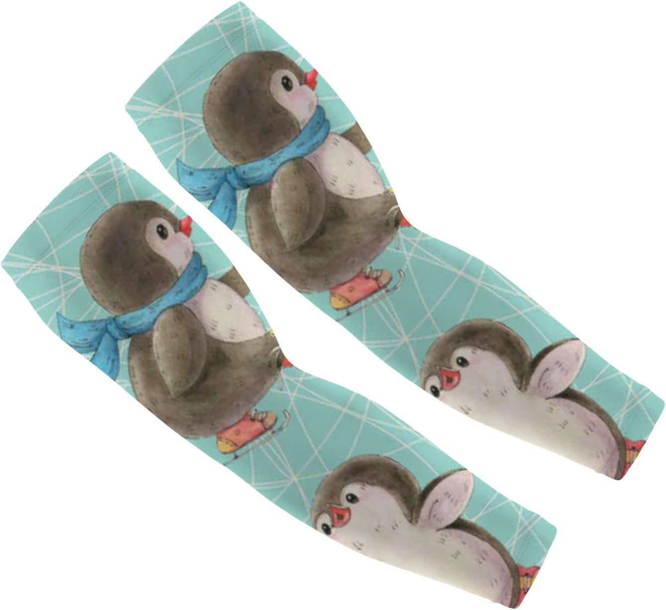 FREEAMG Women UV Sun Protection Arm Sleeves, Cooling Sleeves Cute ...