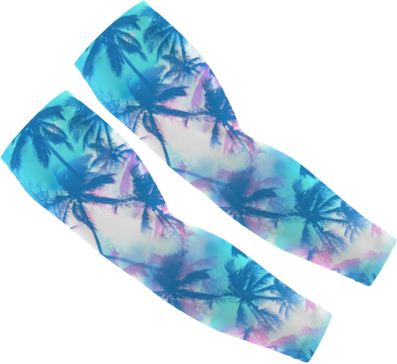 FREEAMG Women UV Sun Protection Arm Sleeves, Cooling Sleeves Fashion ...