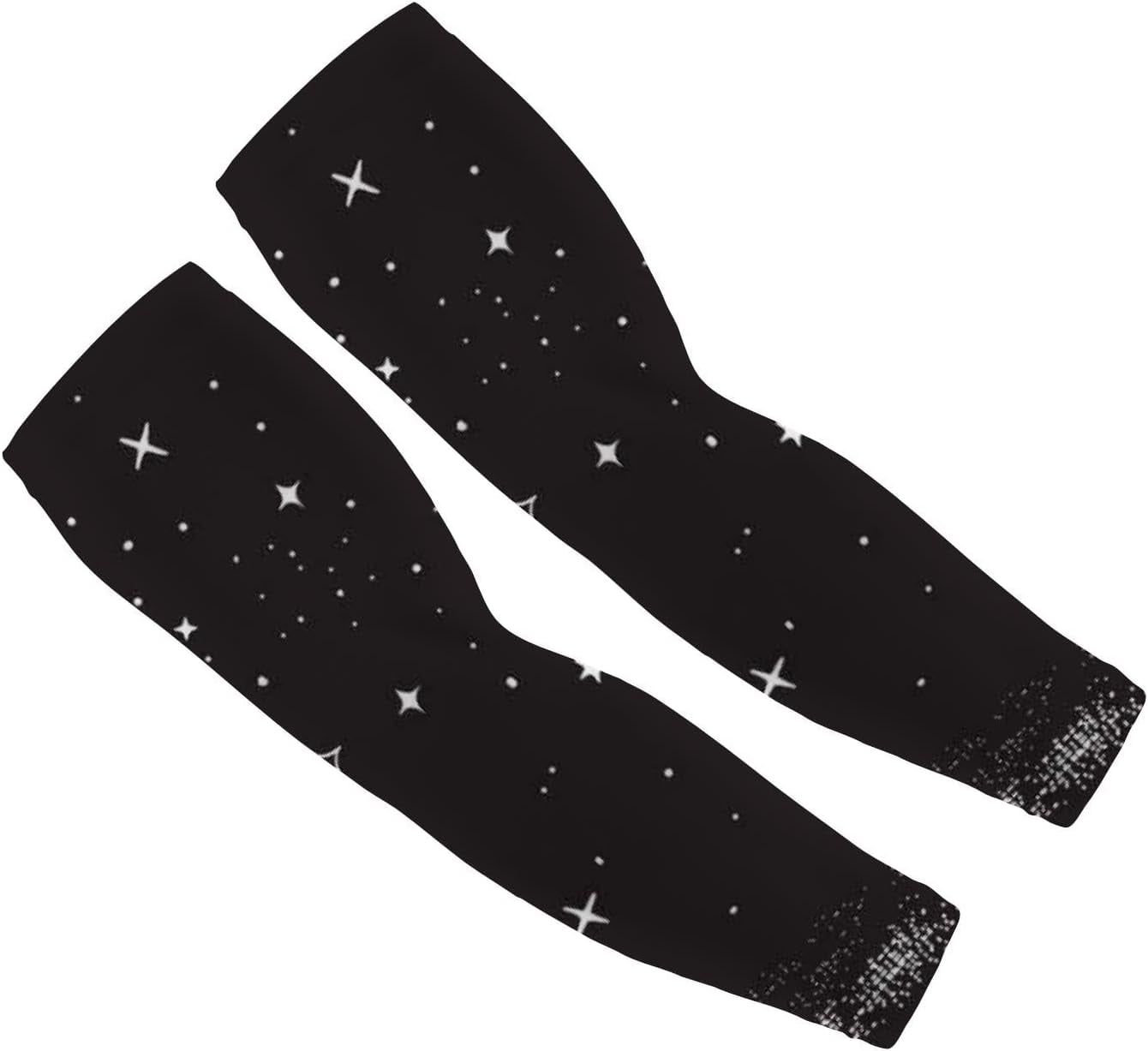 FREEAMG Women UV Sun Protection Arm Sleeves, Cooling Sleeves Stars on ...