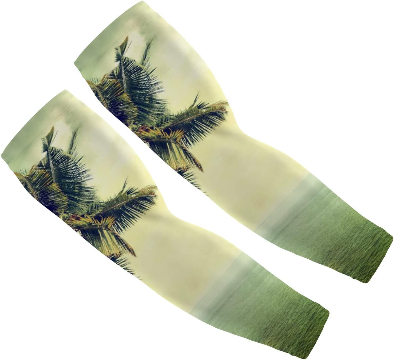 FREEAMG Women UV Sun Protection Arm Sleeves, Cooling Sleeves Vintage ...