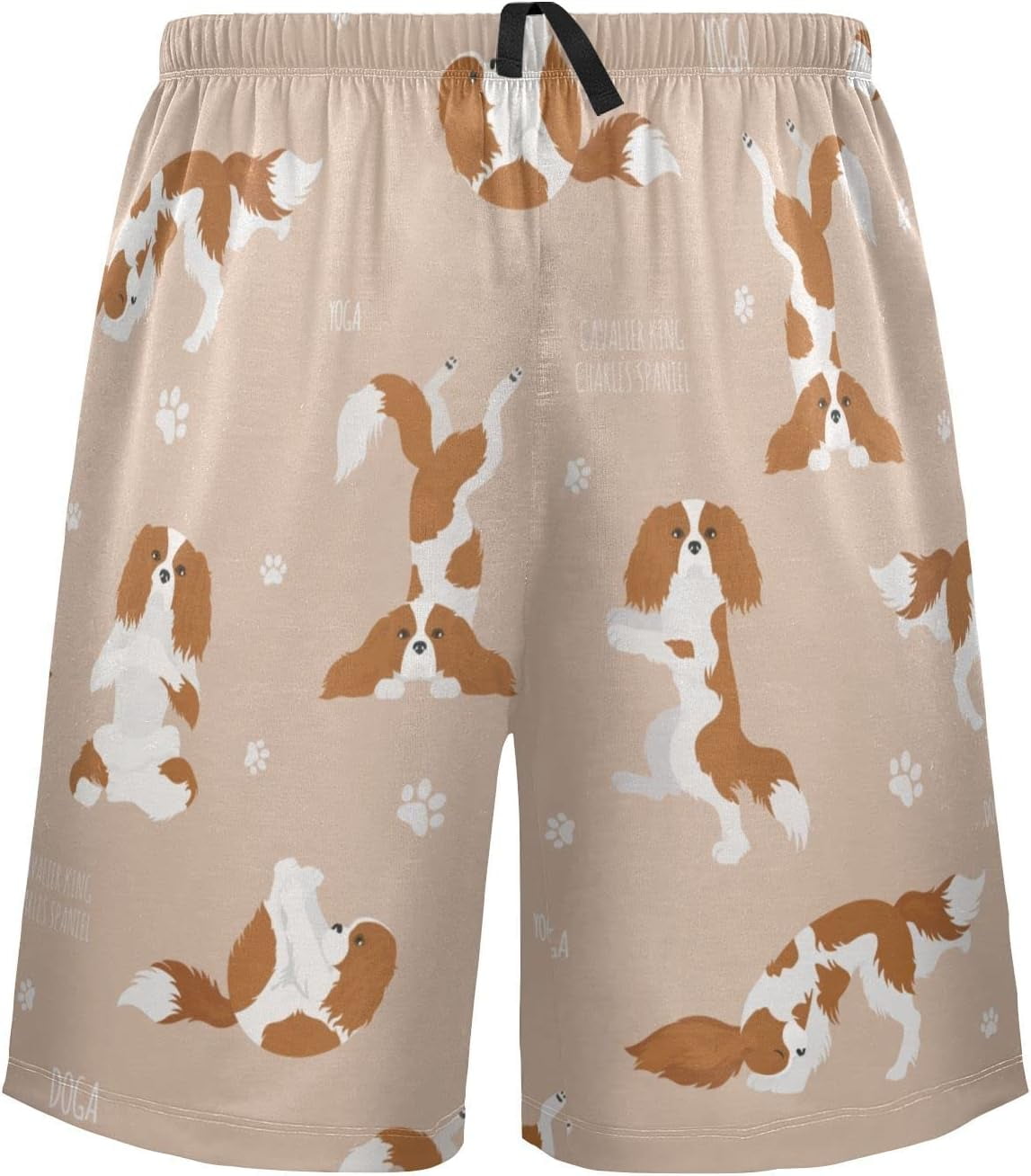 FREEAMG Yoga Cavalier King Charles Spaniel Dog Men's Pajama Pants ...