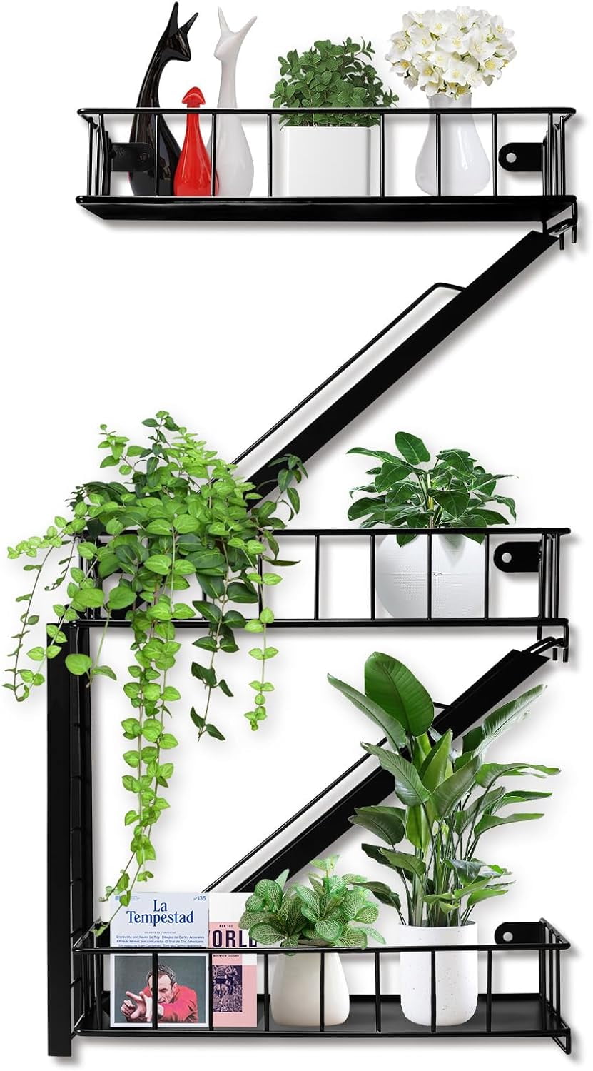 FREEAMG re Escape Shelf Wall Floating Shelves New York Metal Decorative ...