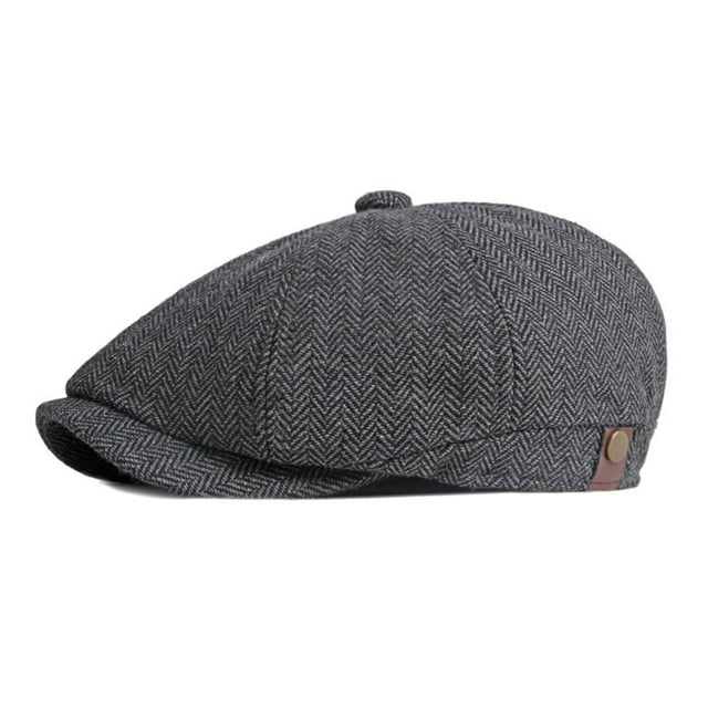 FREEBIRD99 Newsboy Herringbone Ivy Irish Flat Cap Paperboy Cabbie ...