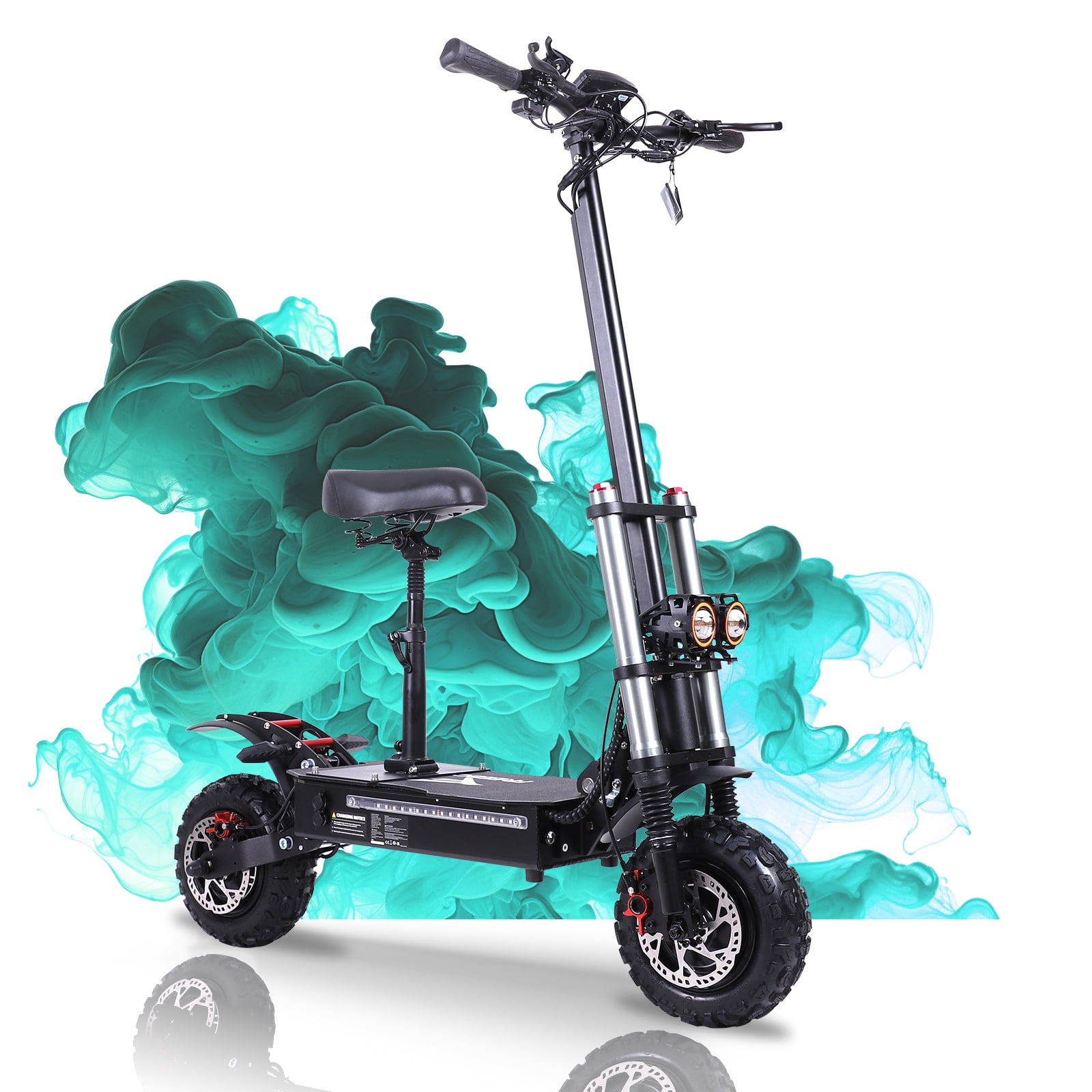 FREEBOY 6000W Off-Road Electric Scooter for Adults - 50mph Top Speed ...